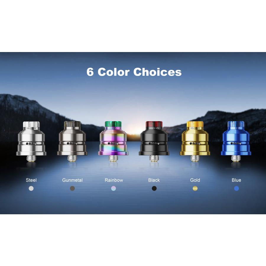 Hellvape Dead Rabbit Mini RDA 20mm ビューティーリング22mm付属 vape rda ベイプ 本体 ...