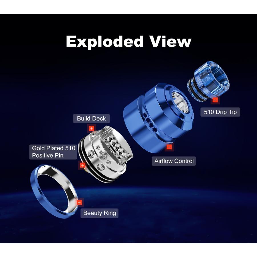 Hellvape Dead Rabbit Mini RDA 20mm ビューティーリング22mm付属 vape rda ベイプ 本体 ...