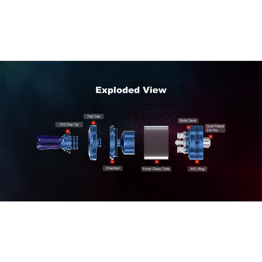 Hellvape Dead Rabbit MTL RTA 23mm 4mL アトマイザー ヘルベイプ デットラビット ベイプ vape 電子 ...