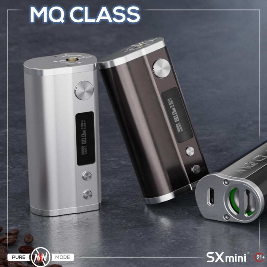 SXmini MQ class Mod 60W テクニカル モッド 18650バッテリー駆動 電子タバコ vape ベイプ モット mod ...