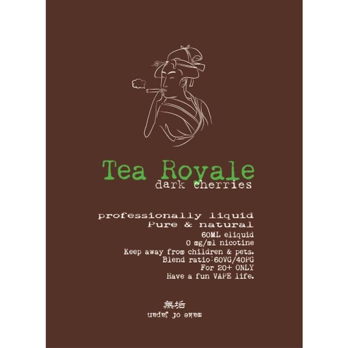 69（無垢）Liquid Factory Tea Royale dark Cherries 60ml ティロイヤル vape ベイプ 電子 ...