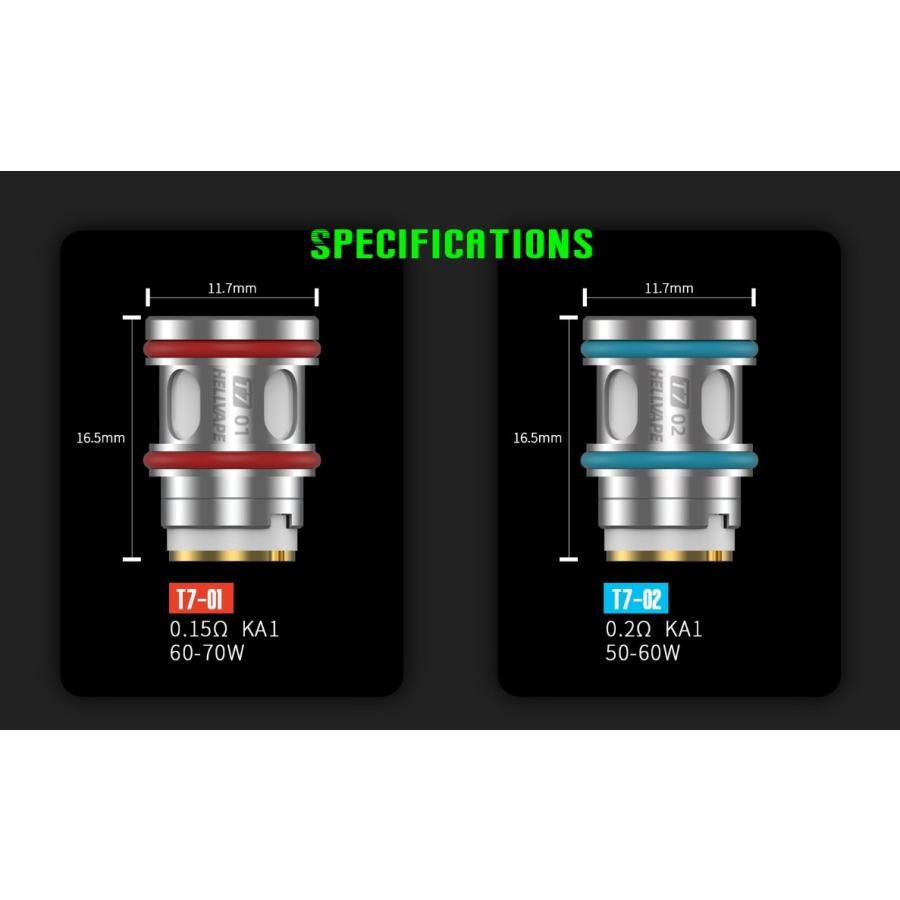 Hellvape TLC Coil 3個入り 交換用コイル 3個入り電子タバコ vape スペア カートリッジ 予備 コイル [B-50 ...