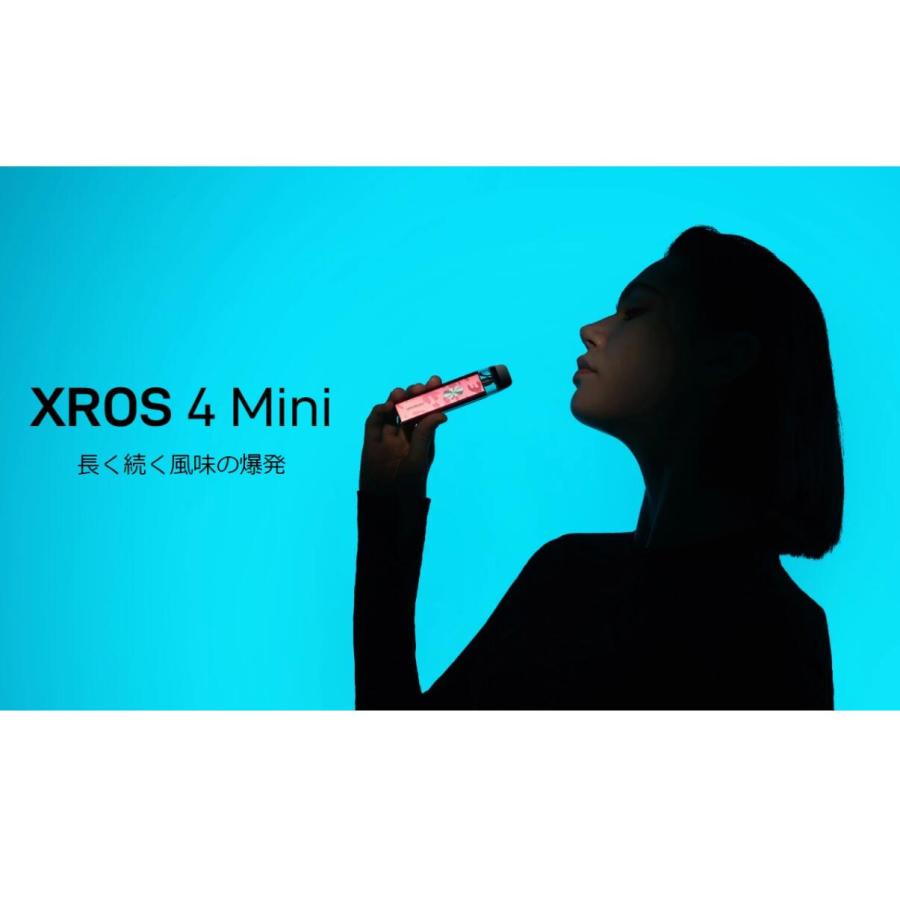 【選べる15mlリキッド付き】Vaporesso XROS 4 Mini Kit スターターキット クロスミニ キット 電子タバコ ベイプ vape 本体 シーシャ ベポレッソ [M-15 ...