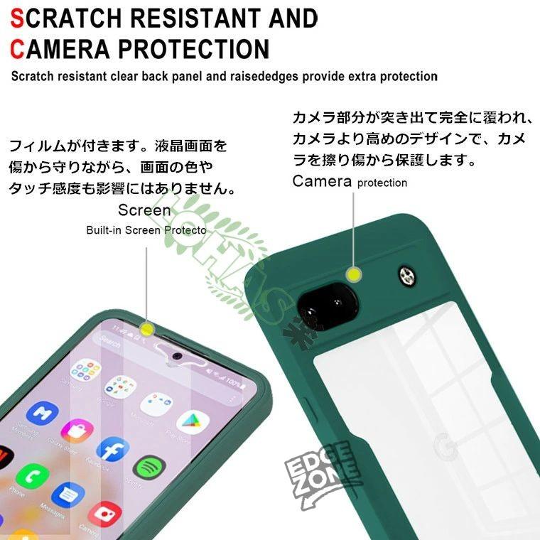 Google Pixel 6A ケース google pixel 6a 背面型 画面フィルム付 柔軟 ワイヤレス充電 カバー グーグル ピクセ ...