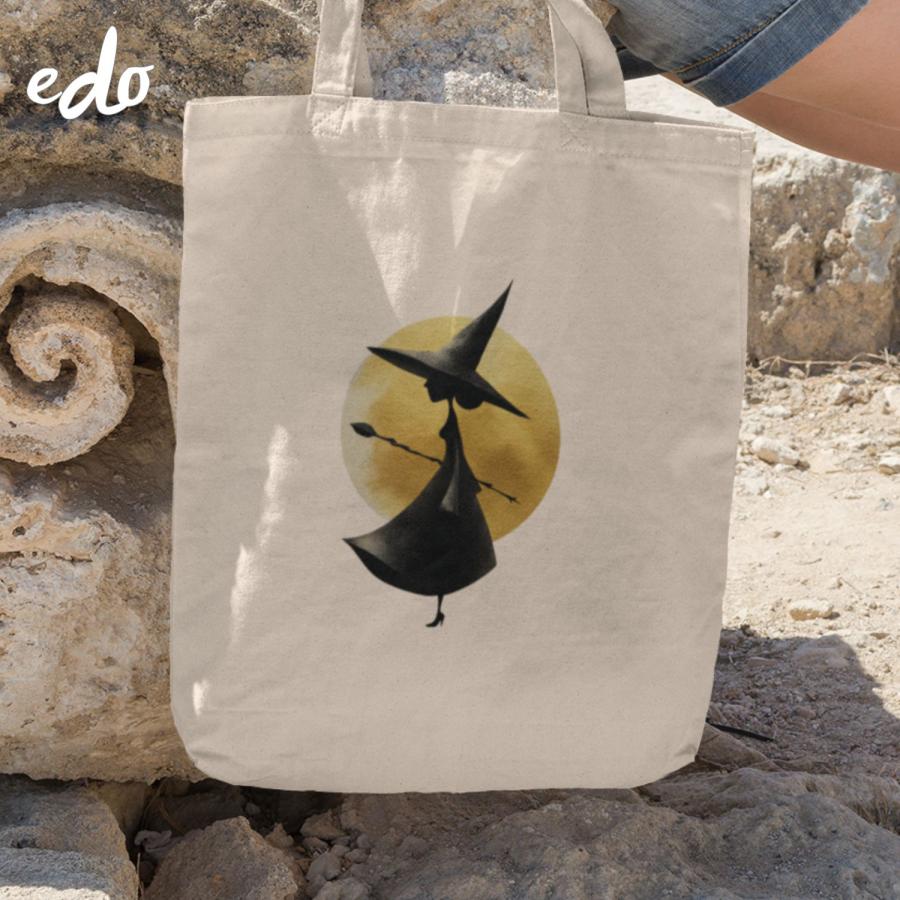 トートバッグ 「月夜に佇む魔女の旅路」キャンバス 帆布 a4 縦型 : 東京藝大通り 江戸捺染 - 通販 - Yahoo!ショッピング