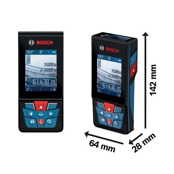 BOSCH（DIY、工具） ボッシュ GLM150-27C デ−タ転送機能+8倍ズ−ムファインダ−付レーザー距離計 スマキョリ 最大測定距離150m 充電式 内蔵バッテリ式 新品 : e-道具 ...