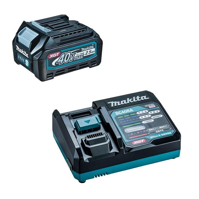 マキタ UB002GZ+BL4025+DC40RA 40Vmax充電式ブロア 最大風速:99m/s 風量:3.6m3/min 風量調節可能 2.5Ahバッテリx1個+充電器付セット 新品 ...