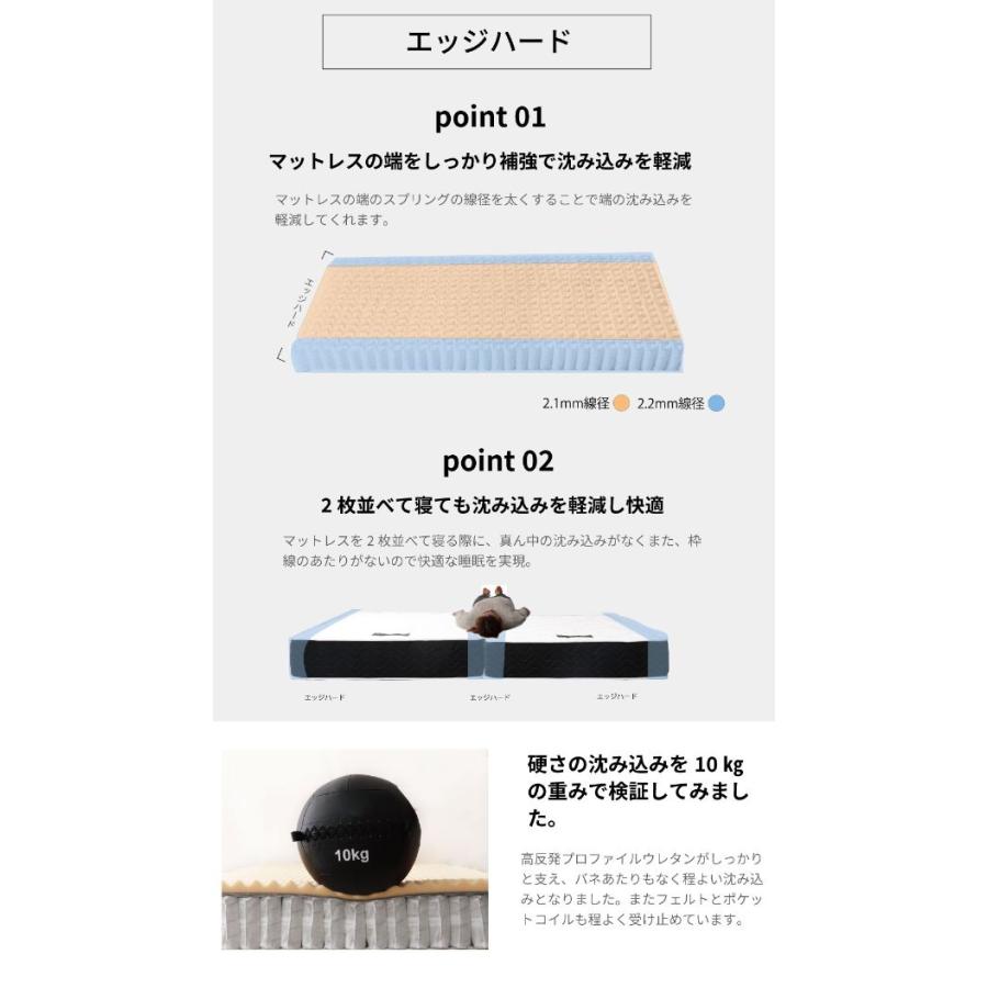 マットレス 夜香プレミアム2 Yacoh セミダブル ポケットコイル 抗ウイルス デオファクター 抗カビ 防ダニ 防臭 日本製 国産 S字 ...