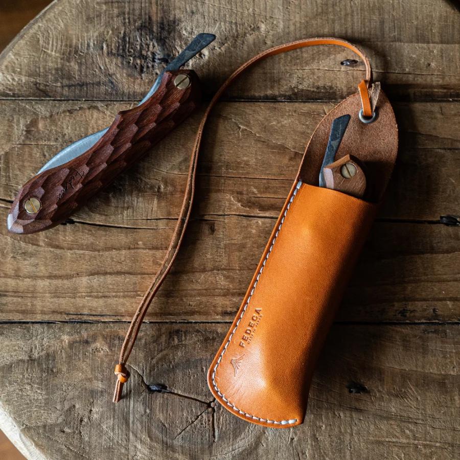 FEDECA Folding Knife Leather Case フェデカ フォールディングナイフ レザーケース 000877 : efim - 通販 - Yahoo!ショッピング