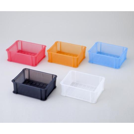 アズワン 1-1538-03 スケルトンカラーコンテナー レッド : GAOS Yahoo!ショップ - 通販 - Yahoo!ショッピング