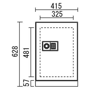日本アイ・エス・ケイ 設置料込 テンキー式耐火金庫KS-50E-F 日本アイ・エス・ケイ製 プッシュボタン錠 : 江川商店ヤフー店 - 通販 - Yahoo!ショッピング