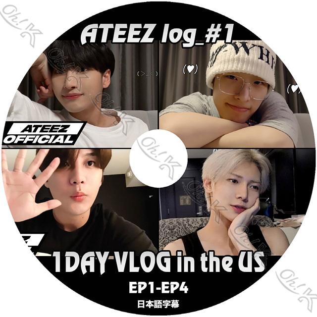 K-POP DVD ATEEZ LOG #1 EP1-EP4 1DAY VLOG IN THE US 日本語字幕あり ATEEZ エーティー ATEEZ KPOP DVD :ateez-t30 ...