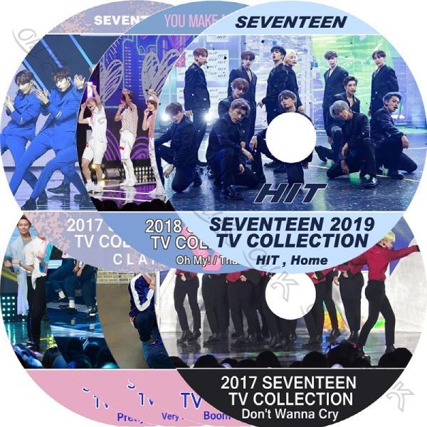 K-POP DVD SEVENTEEN TV Collection 7枚set - HIT HOME Oh My! THANKS CLAP Don't Wanna Cry BOOMBOOM ...