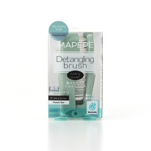 MAPEPE シャンティ マペペ デタングリングブラシ[フォールディングポケット] グレイッシュミント : ウエルシア - 通販 - Yahoo!ショッピング