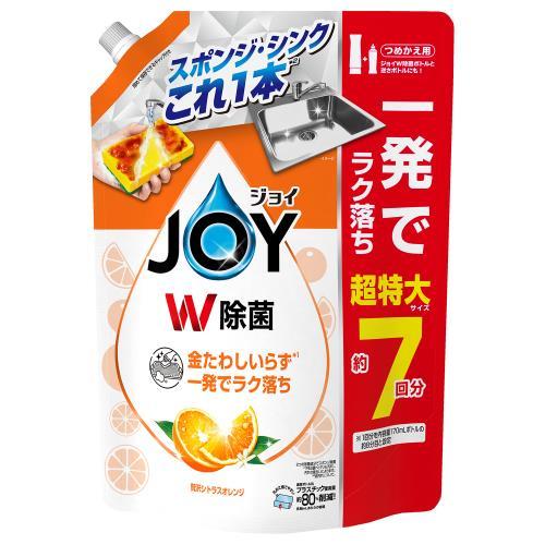 ジョイ(P&G) P＆G ジョイ W除菌 食器用洗剤 オレンジ 詰め替え 910mL : ウエルシア - 通販 - Yahoo!ショッピング