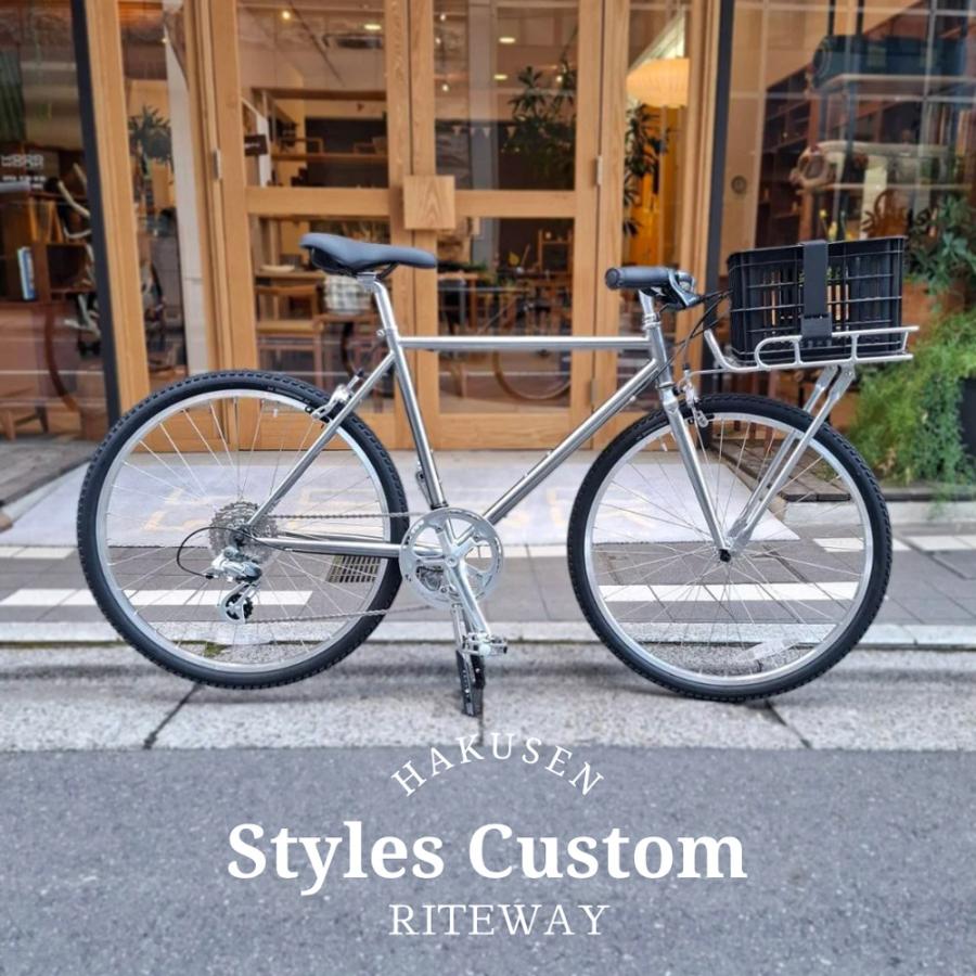 フジ(バイク) 厳選カスタム STYLES(スタイルス) RITEWAY（ライトウェイ） クロモリクロスバイク 送料プランB 23区送料2700円（注文後修正） : eハクセン ヤフー店 ...