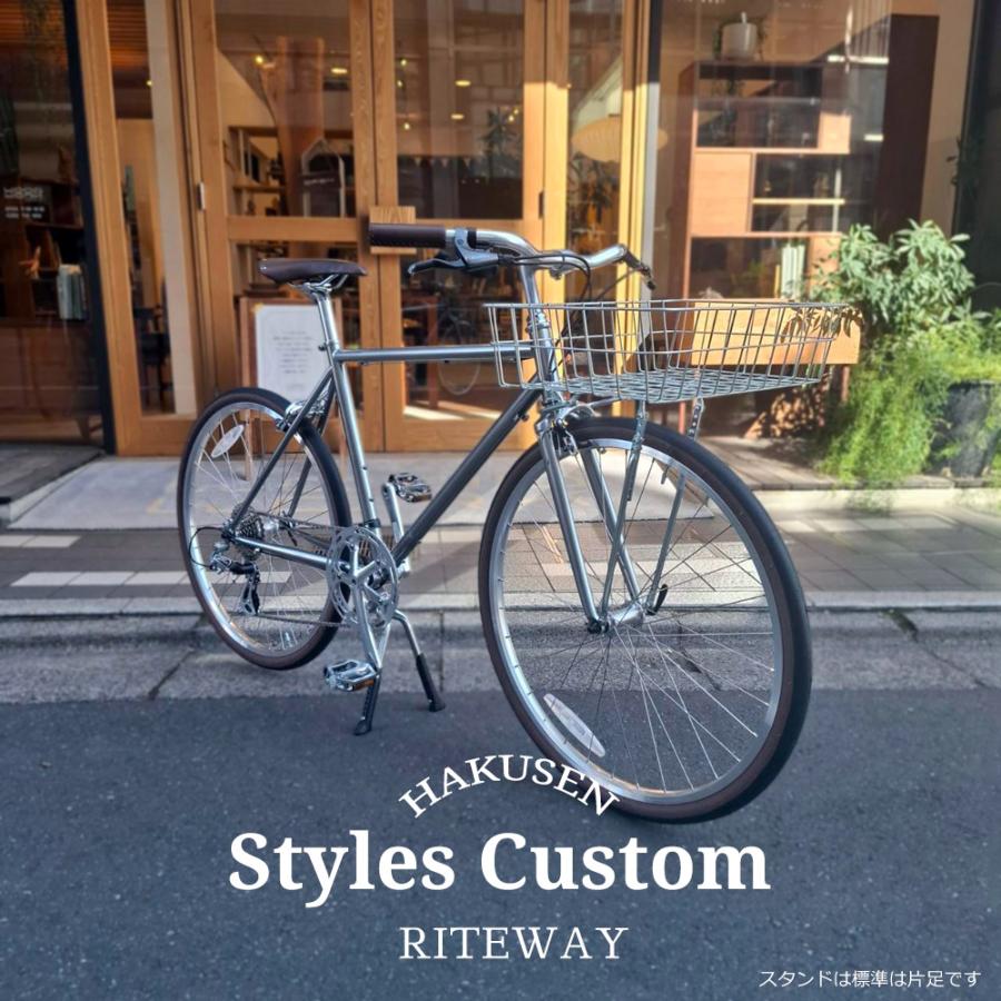 フジ(バイク) S.ワイヤーバスケットL搭載フルカスタム STYLES(スタイルス) RITEWAY（ライトウェイ） クロモリクロスバイク 送料プランB : eハクセン ヤフー店 - 通販 ...