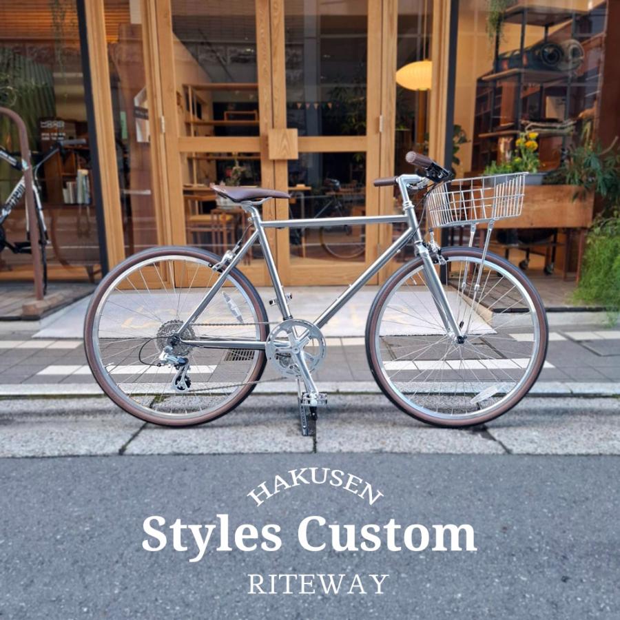 フジ(バイク) アーバンバスケット搭載フルカスタム STYLES(スタイルス) RITEWAY（ライトウェイ） クロモリクロスバイク 送料プランB : eハクセン ヤフー店 - 通販 ...