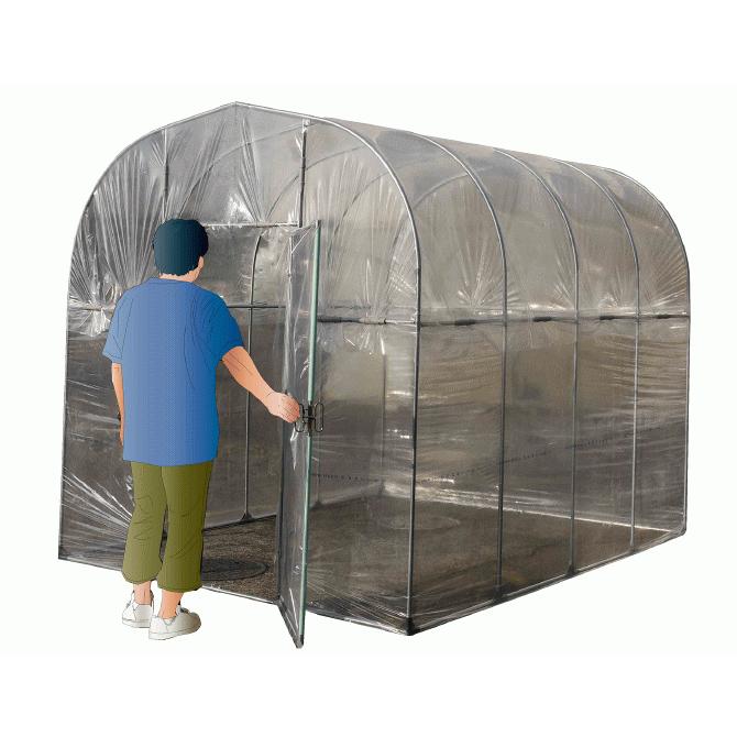 [法人様宛配送は送料無料]移動式菜園ハウス1.8坪 BH-2227 連作障害防止に [1] : 機械工具と作業用品のハンシン - 通販 - Yahoo!ショッピング