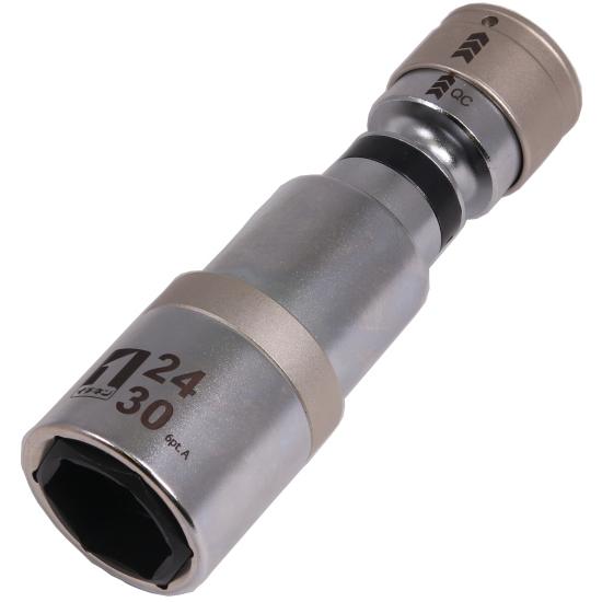 MUSTTOOL **マストツールMUSTTOOL QC首振ソケット ダブル（インスライド方式）19x24 IM-4W2430IUN-6K ...