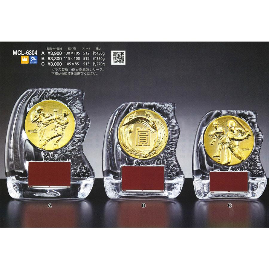 クリスタル 楯 3 MCL-6304 Cサイズ : 記念品専門店の愛媛記章 - 通販 - Yahoo!ショッピング