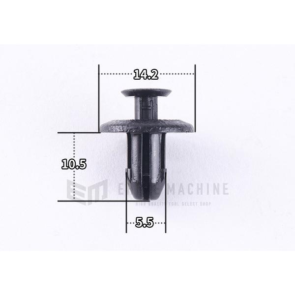 DH-021 クリップ10入 グリル ボディサイドモール タイヤハウス カウルトップ エンジンカバーロアー用 :4006-dh-021:EHIME MACHINE 1号店 - 通販 ...