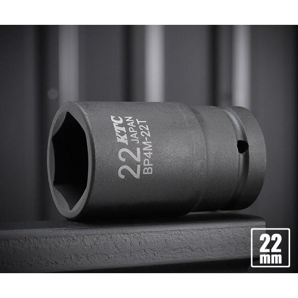KTC BP4M-22T サイズ22mm 12.7sq.インパクトレンチ用薄肉セミディープソケット : エヒメマシン Yahoo!ショッピング店 - 通販 - Yahoo!ショッピング