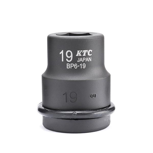KTC 19.0sq.インパクトレンチ用ソケット（標準）ピン・リング付 BP6-19P : エヒメマシン Yahoo!ショッピング店 - 通販 - Yahoo!ショッピング