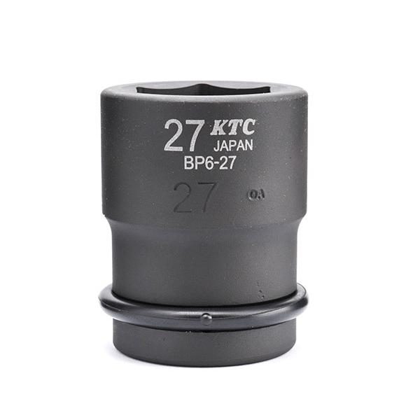 KTC 19.0sq.インパクトレンチ用ソケット（標準）ピン・リング付 BP6-27P : bp6-27p : エヒメマシン Yahoo!ショッピング店 - 通販 - Yahoo!ショッピング