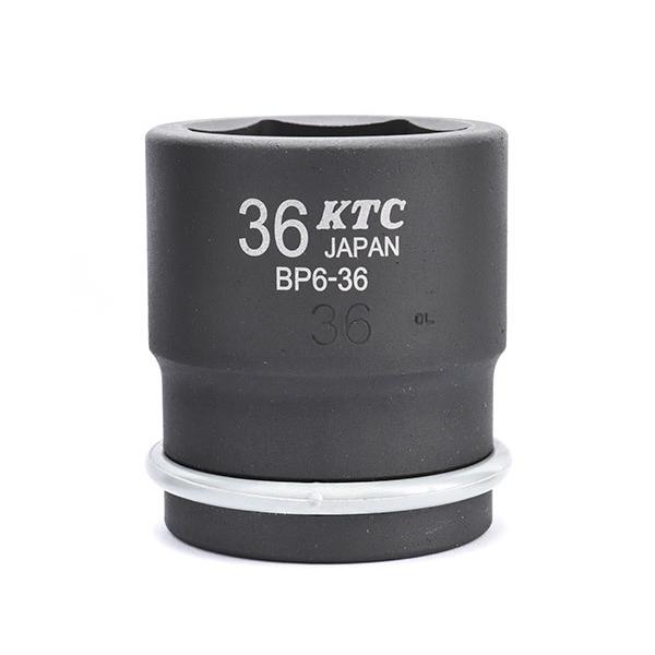 KTC 19.0sq.インパクトレンチ用ソケット（標準）ピン・リング付 BP6-36P : エヒメマシン Yahoo!ショッピング店 - 通販 - Yahoo!ショッピング