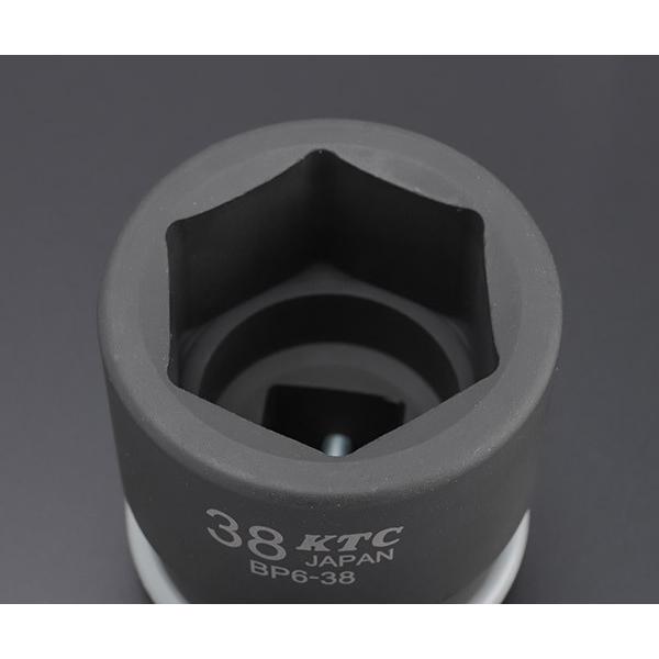 KTC 19.0sq.インパクトレンチ用ソケット（標準）ピン・リング付 BP6-38P : エヒメマシン Yahoo!ショッピング店 - 通販 - Yahoo!ショッピング