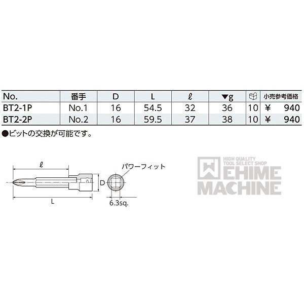 KTC 6.3sq.クロスビットソケット BT2-1P 【ネコポス対応】 : エヒメマシン Yahoo!ショッピング店 - 通販 - Yahoo!ショッピング