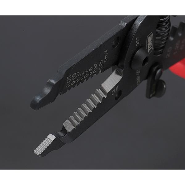 TONE 手動圧着工具 電工ペンチ 全長220mm (CMP-200)(4953488384437) トネ : エヒメマシン Yahoo!ショッピング店 - 通販 - Yahoo!ショッピング