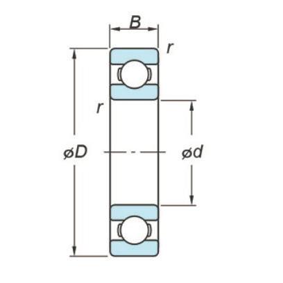 エスコ [6001]深溝玉軸受 EA966EA-1 ESCO 【ネコポス対応】 : ea966ea-1 : エヒメマシン Yahoo!ショッピング店 - 通販 - Yahoo!ショッピング