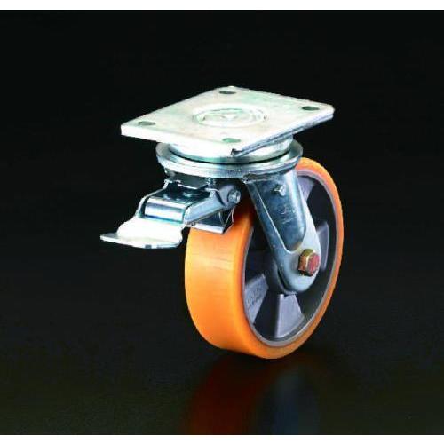 エスコ 250mm キャスター(自在金具・前輪ブレーキ付) EA986KK-250 ESCO : エヒメマシン Yahoo!ショッピング店 - 通販 - Yahoo!ショッピング