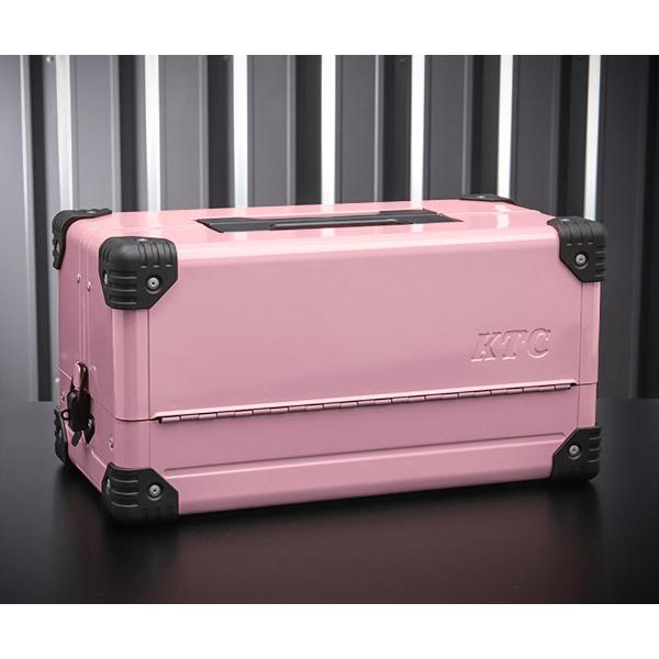 【1000円offクーポン対象】2025SK限定カラー KTC EK-10ACP 両開きメタルケース アイスピンク 京都機械工具 工具箱 ツールケース 2025 SK セール : ek ...