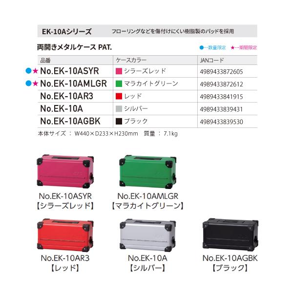 KTC 両開きメタルケース EK-10AGBK ブラック 工具箱 ツールケース 京都機械工具 2025 SK セール : エヒメマシン Yahoo!ショッピング店 - 通販 - Yahoo ...