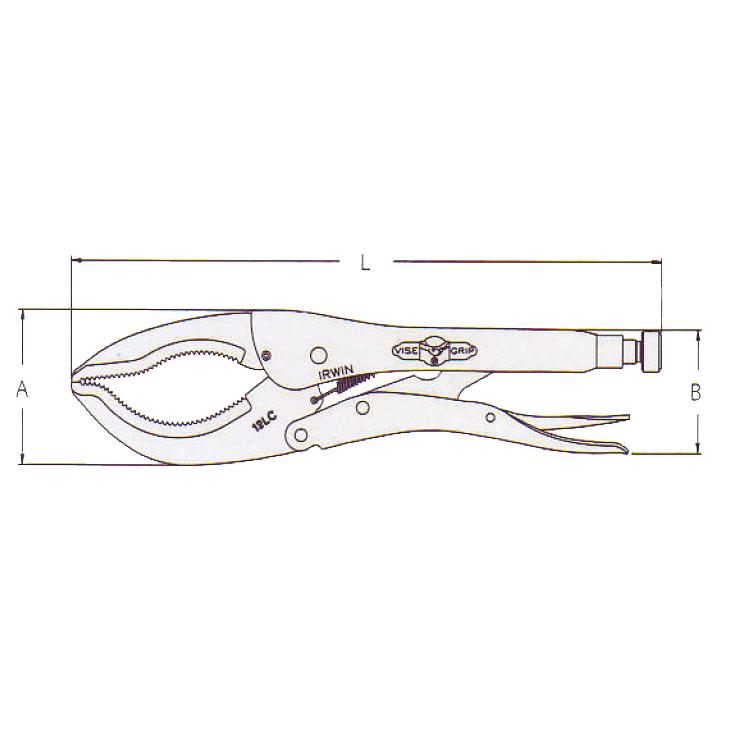 IRWIN 12EL4 12LC ロッキングプライヤ ラージジョー300 アーウィン : エヒメマシン Yahoo!ショッピング店 - 通販 ...