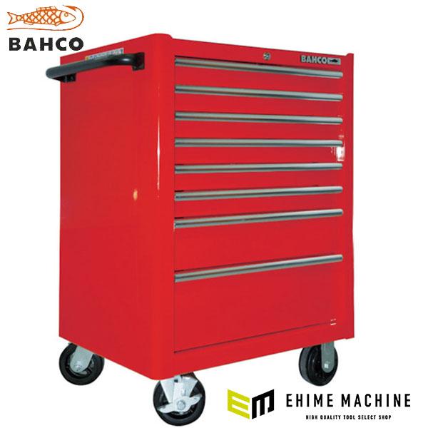 BAHCO [メーカー直送業者便]日本正規品 バーコ 8段引き出し ロールキャブ カーマインレッド ゴムマット仕様天板 (K1475K8PSV ...
