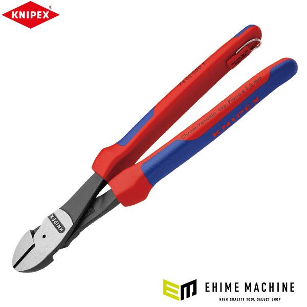 KNIPEX（クニペックス） 日本正規品 強力型斜ニッパー(硬線用) 落下防止 コンフォート 250mm (74 02 250 T ...
