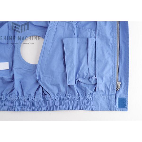 ジーベック 空調服 KU90550-K24-L 綿100％ ベーシックタイプ ライトブルー Lサイズ : エヒメマシン Yahoo!ショッピング店 - 通販 - Yahoo!ショッピング