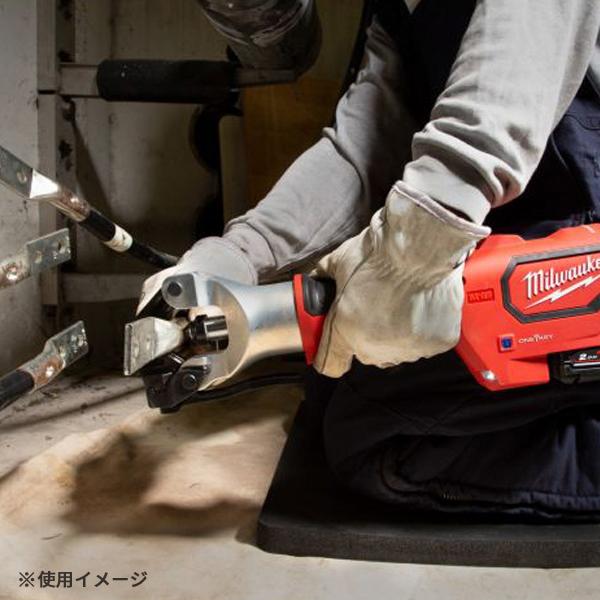 Milwaukee（ミルウォーキー） 日本正規品 M18 FORCE LOGIC 電動油圧式ダイスレス圧着工具 (M18 HDCT-0C ...