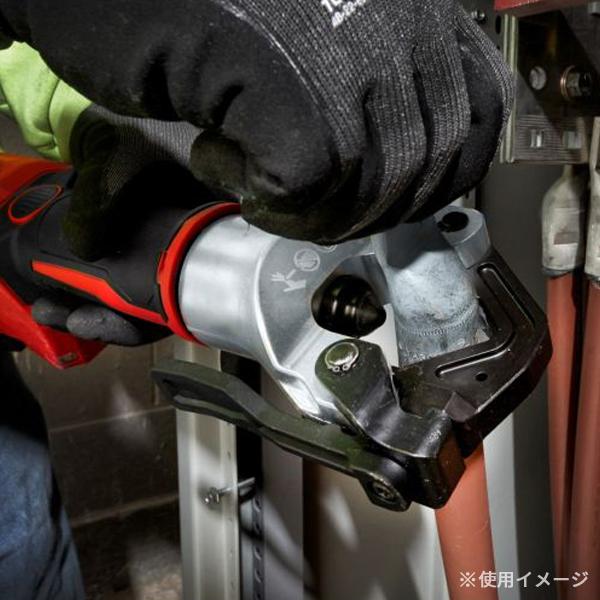 Milwaukee（ミルウォーキー） 日本正規品 M18 FORCE LOGIC 電動油圧式ダイスレス圧着工具 2.0Ah x 2キット ...
