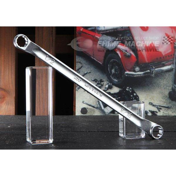 KTC 45°X6°ロングめがねレンチ【インチサイズ】 M5-1/2X9/16 : エヒメマシン Yahoo!ショッピング店 - 通販 - Yahoo!ショッピング