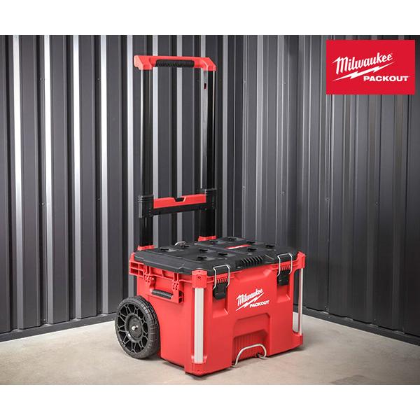 Milwaukee 日本正規品 ミルウォーキー PACKOUT キャリー式ツールボックス (48-22-8426)(4573592050112 ...