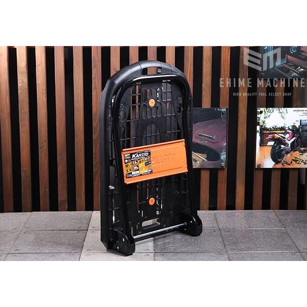 TRUSCO中山 TRUSCO MPK-720-BK 樹脂台車 カルティオ 折畳 長さ780mm×幅490mm 黒 トラスコ : エヒメマシン Yahoo!ショッピング店 - 通販 ...