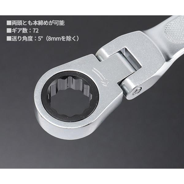 KTC MR1A-F2PEM ラチェットめがねレンチ (両頭型首振りタイプ) 2本セット (MR1A-0810F,MR1A-1214F) エヒメマシンオリジナルセット : エヒメマシン ...