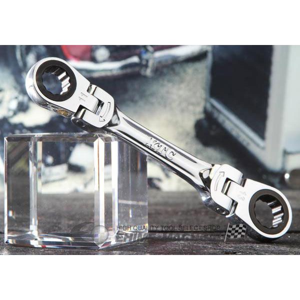 KTC ショートラチェットめがねレンチ（両頭首振りタイプ） MR1S-1113F : エヒメマシン Yahoo!ショッピング店 - 通販 - Yahoo!ショッピング