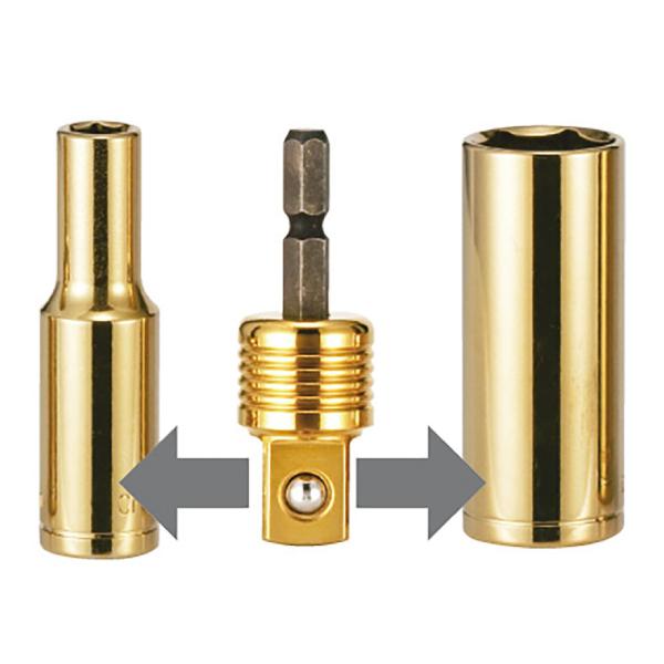 Tajima TAJIMA タジマ ソケットアダプター4分固定 TSK-A4 1/2”（12.7mm）インパクトドライバー用 : エヒメマシン Yahoo!ショッピング店 - 通販 ...