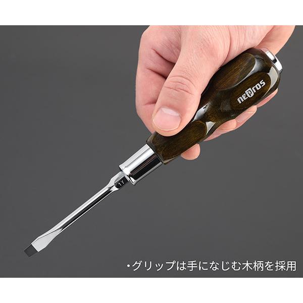 NEPROS ND3M-055 先端幅5.5mm 木柄マイナスドライバ貫通タイプ ネプロス : nd3m-055 : エヒメマシン Yahoo!ショッピング店 - 通販 - Yahoo!ショッピング